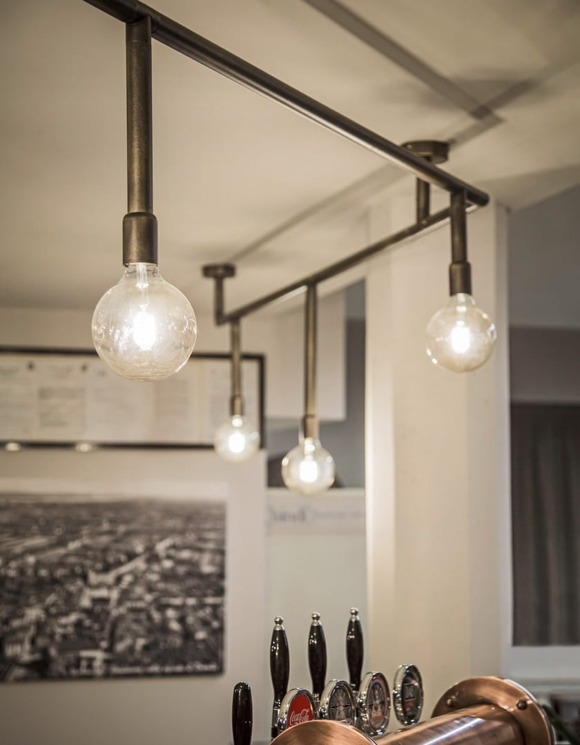 Lampada da soffitto a LED modulare PIVOT By Olev design Michele Marcon