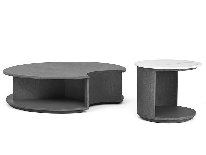 PLANET Wooden coffee table By HC28 | design Ximi Li