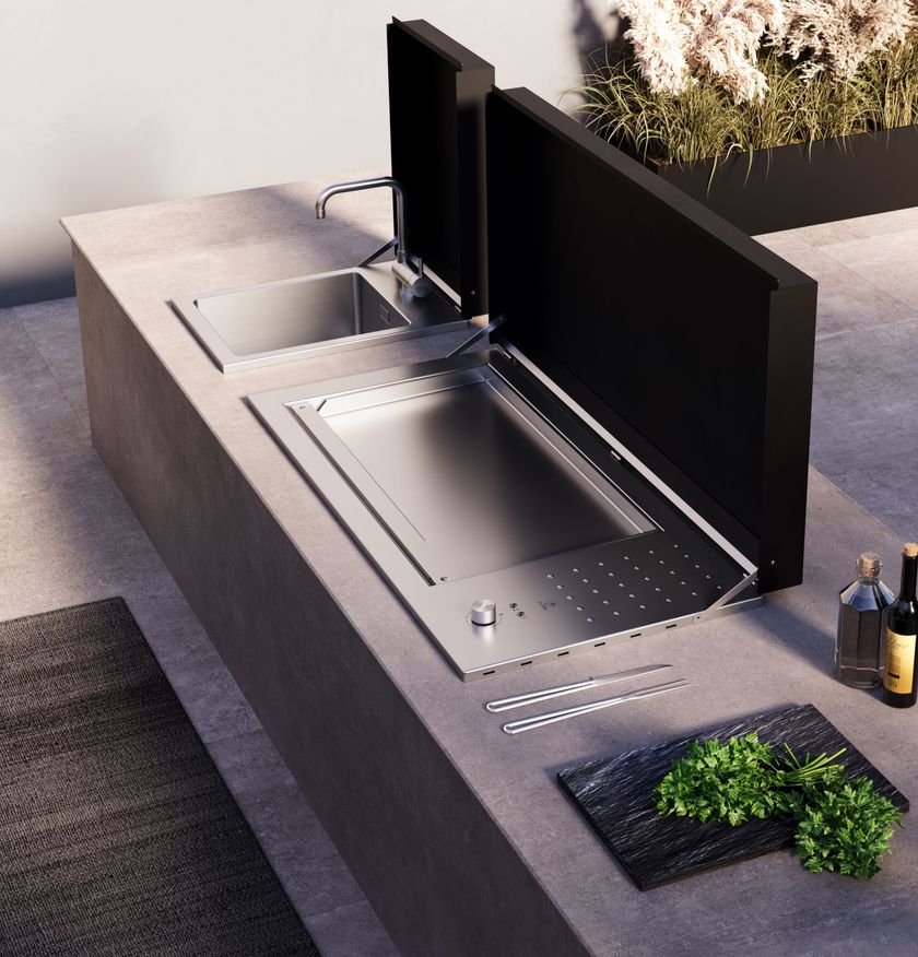 BUILT-IN Built-in cooking modules By PLA.NET Outdoor Cooking
