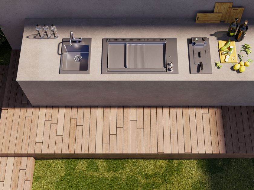 BUILT-IN Built-in cooking modules By PLA.NET Outdoor Cooking