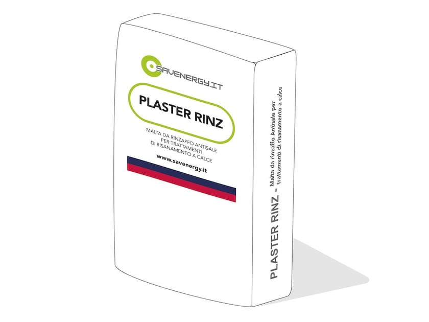 PLASTER RINZ Dehumidifying plaster By Savenergy.it