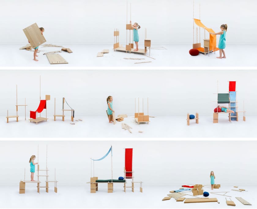 PLAY YET ! KIT KIDS 2 Kids bookcase By smarin | design Stéphanie Marin