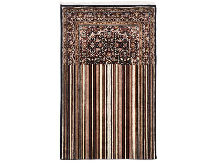 PLAYING WITH TRADITION | Rug Patterned handmade rectangular rug By I ...