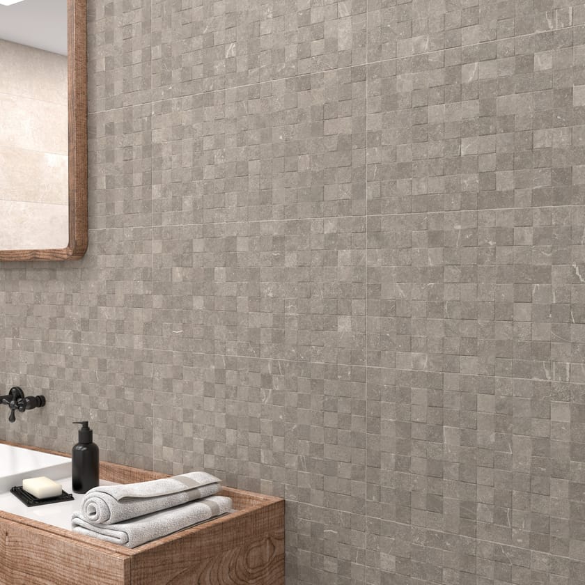 Revestimiento de pared/suelo de gres porcelánico imitación piedra ...