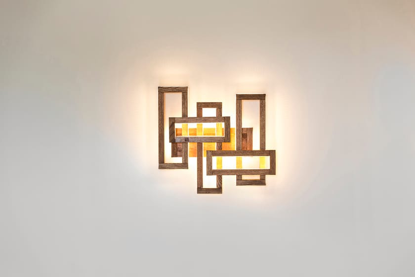 LED wooden wall lamp PLEX By NEXT LEVEL DESIGN STUDIO