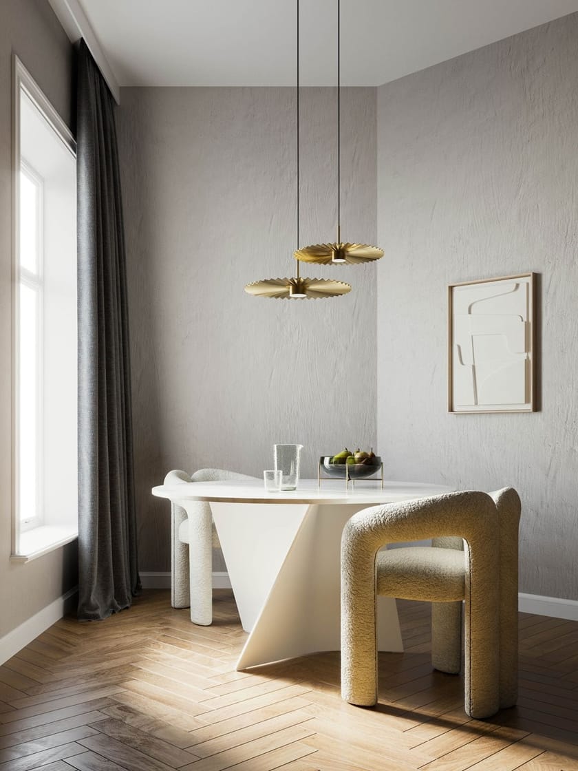 PLIE’ 284.01 LED brass pendant lamp By Il Fanale | design Paolo Dell'Elce