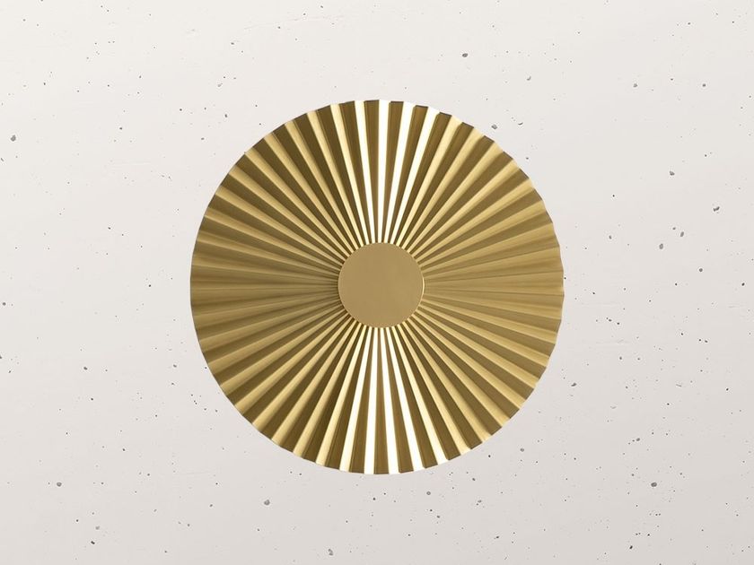 LED brass wall light PLIE' 284.04 By Il Fanale design Paolo Dell'Elce