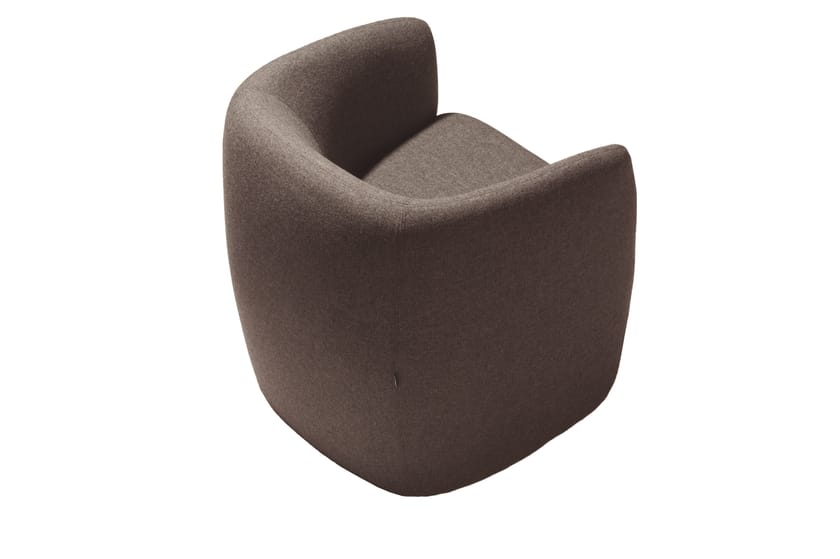 Poltroncina in tessuto con braccioli PLUM 560 Collezione Plum By ...