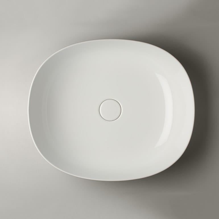 POD Countertop single ceramic washbasin By Valdama | design Prospero Rasulo