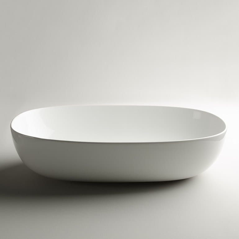 POD Countertop oval single ceramic washbasin By Valdama | design ...