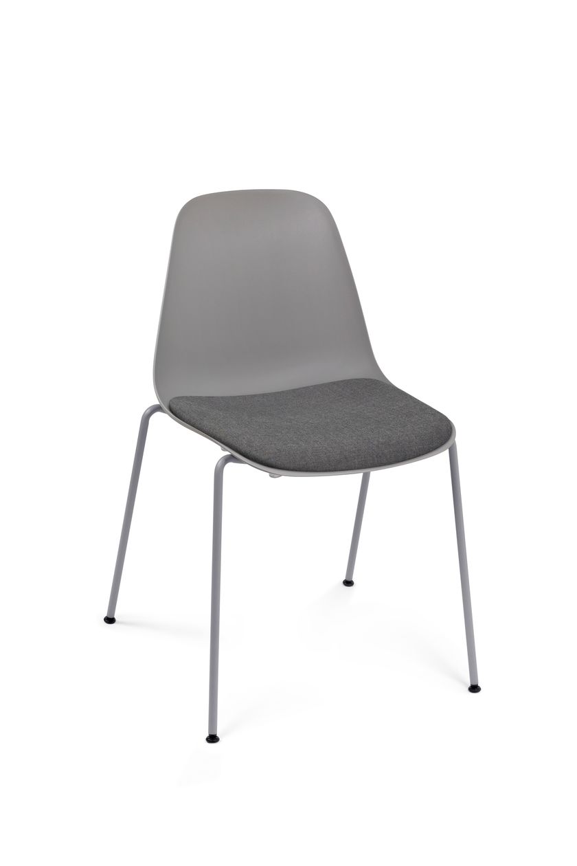 Stackable polypropylene chair POLA LIGHT R 4L By Crassevig design LC design