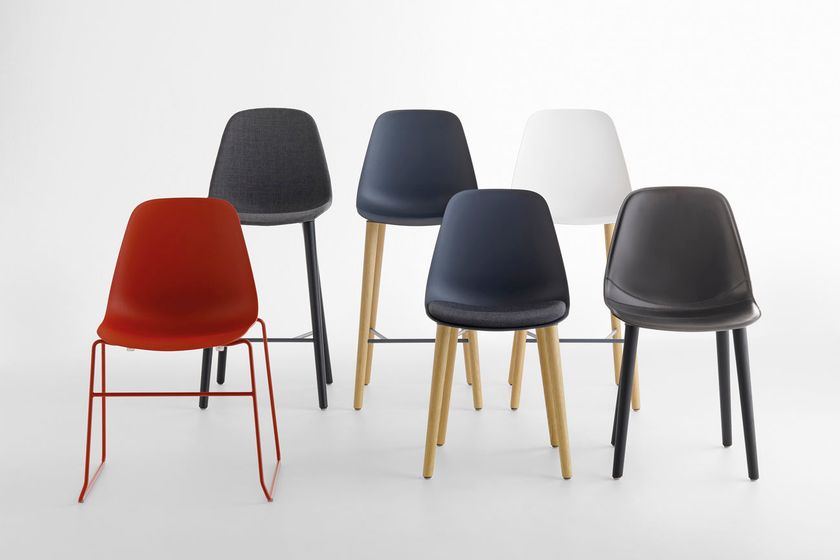 Polypropylene chair POLA LIGHT R 4W By Crassevig