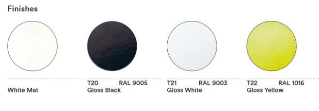 POLAR Polypropylene coffee table By Tacchini | design Pearson Lloyd