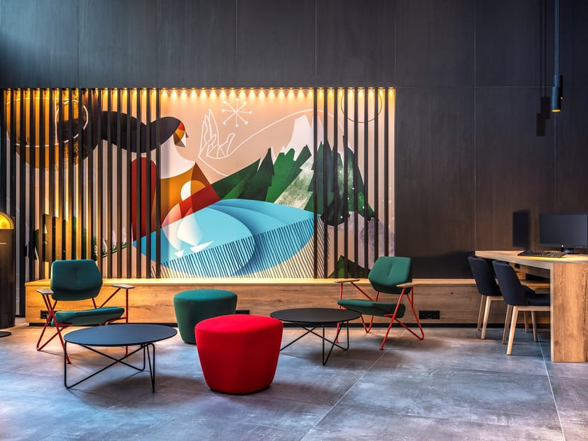 POLYGON | Easy chair Easy chair with armrests By Prostoria