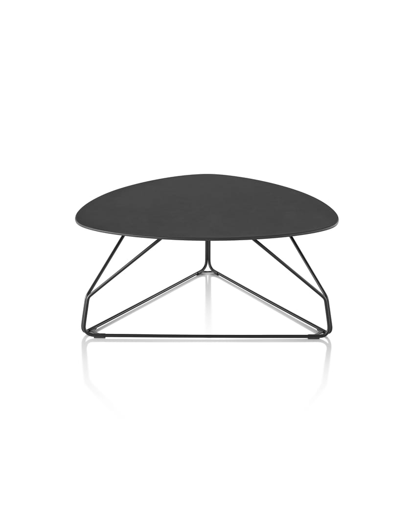 Triangular metal coffee table POLYGON WIRE | Triangular coffee table ...
