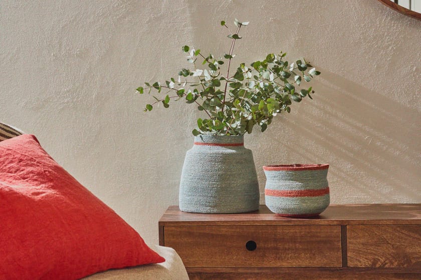 PORT LOUIS Jute plant pot / storage box By POMAX