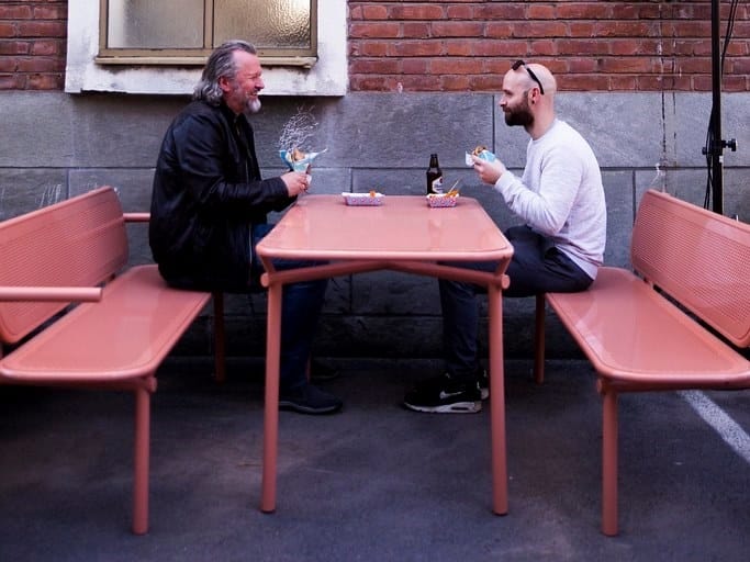 POP SEAT | Bench with back By VESTRE