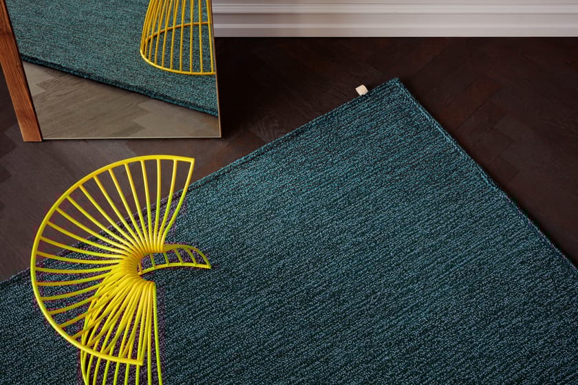 Hand tufted bouclé rug in pure wool POPPY Soul Of Nature Collection By ...