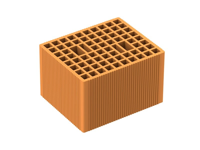 Thermal insulating clay block POROTON P700 By Fornaci Laterizi Danesi