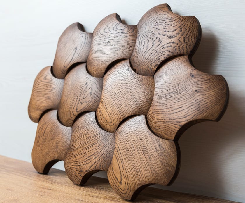 Modular wooden 3D Wall Cladding PORTLAND By NEXT LEVEL DESIGN STUDIO