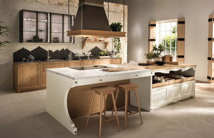 PORTRAIT | Kitchen with island Portrait Collection By Aster Cucine