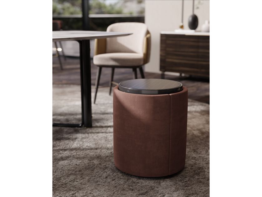 DORIA Fabric pouf / coffee table By PRADDY