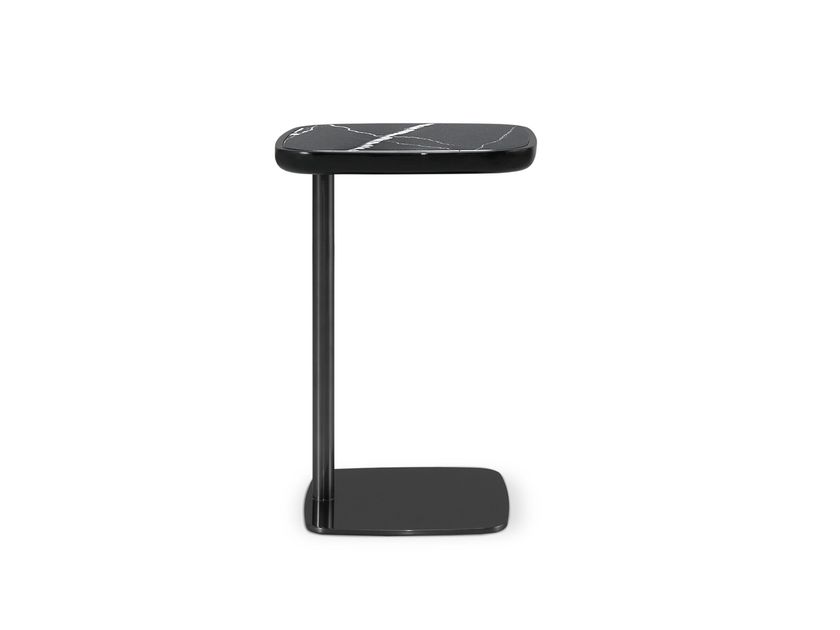 GRIFFITH Square Nero Marquina marble side table By PRADDY