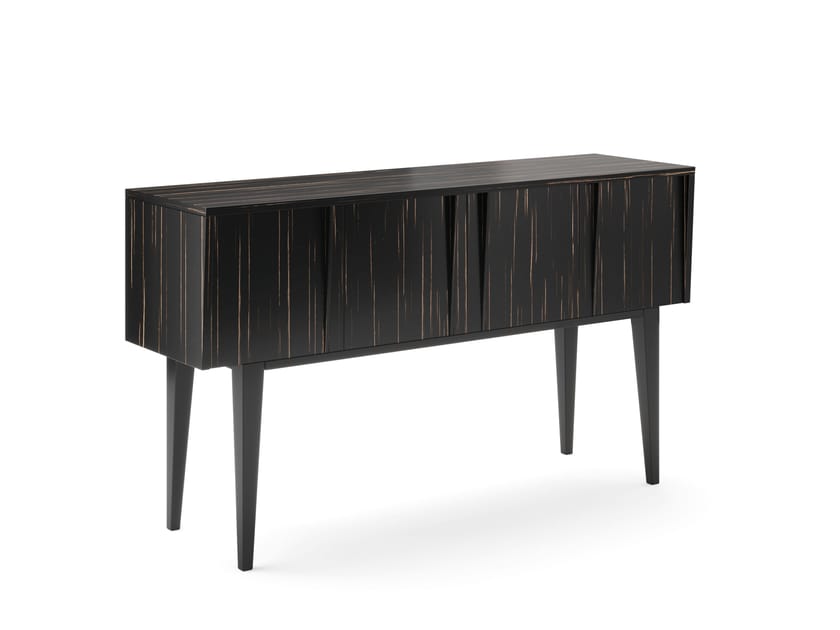 ORCHESTRA Rectangular wood veneer console table By PRADDY