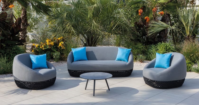 PRAGA Low round HPL coffee table By Contral