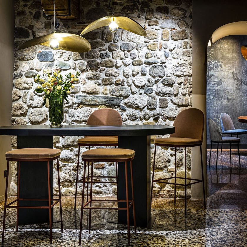 PRECIOUS | Stool with back Precious Collection By Moroso design ...