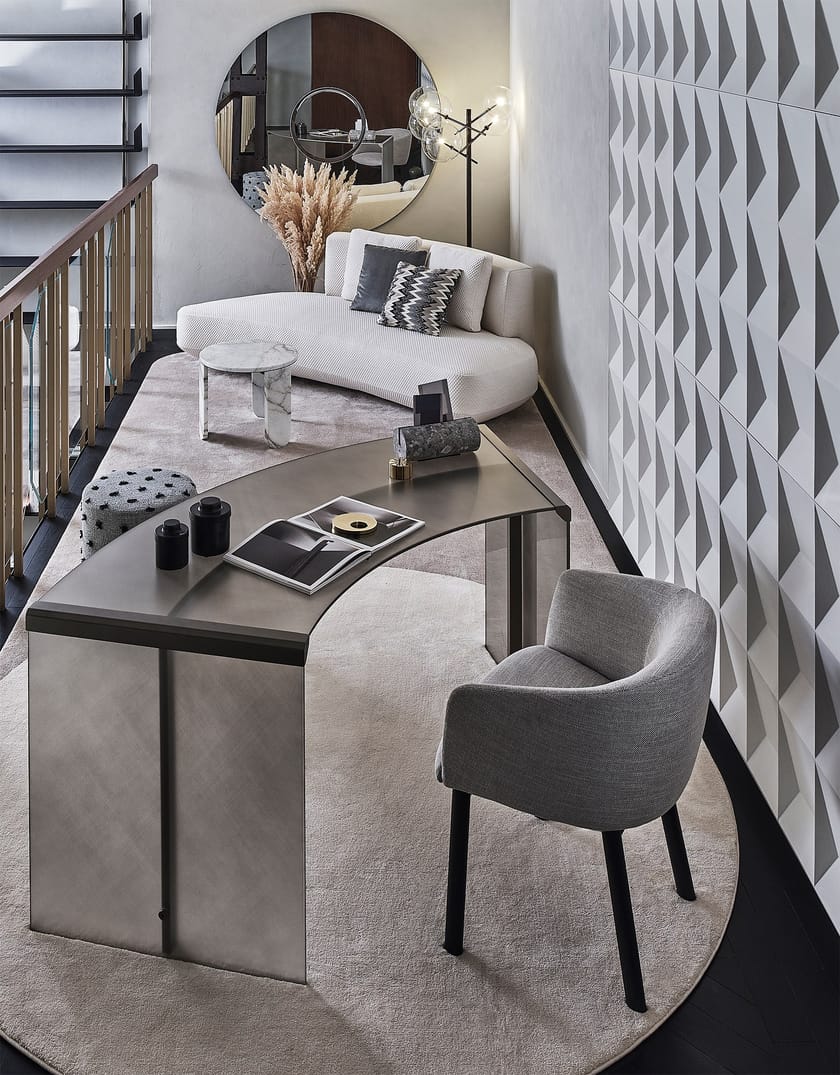 PRESIDENT GOLD EDITION Crystal writing desk By Gallotti&Radice