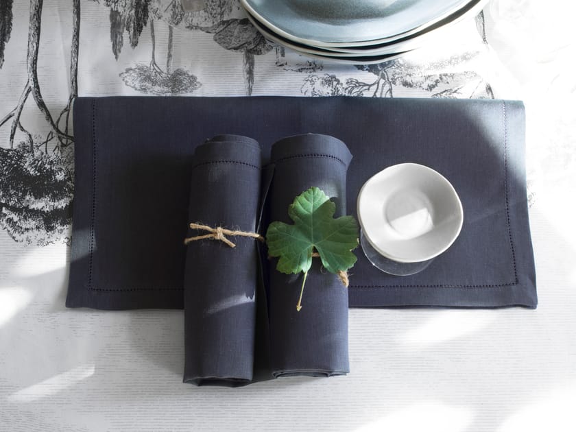 Cotton tablecloth PRESQU'ILE By Alexandre Turpault