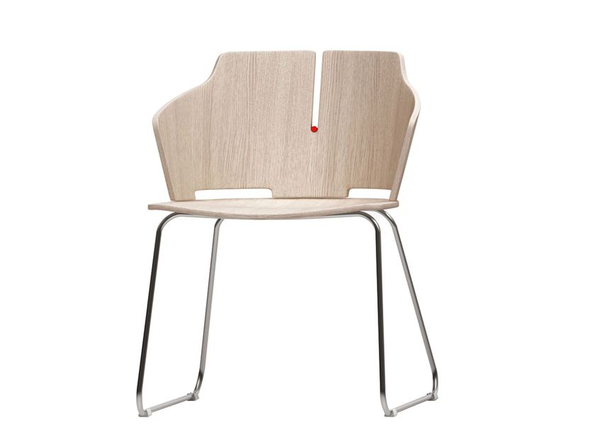 PRIMA | Sled base chair Prima Collection By Luxy design Favaretto&Partners