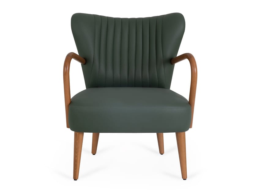 PRIME Loungesessel aus Leder mit Armlehnen By Sandalyeci