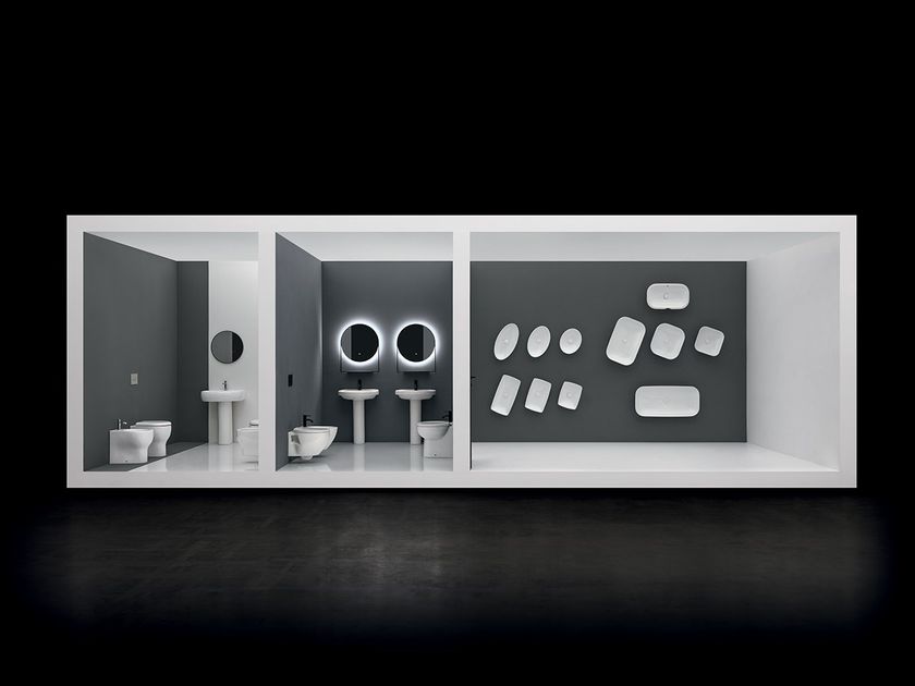 PRIME | Floor mounted toilet By Axa design Romano Adolini