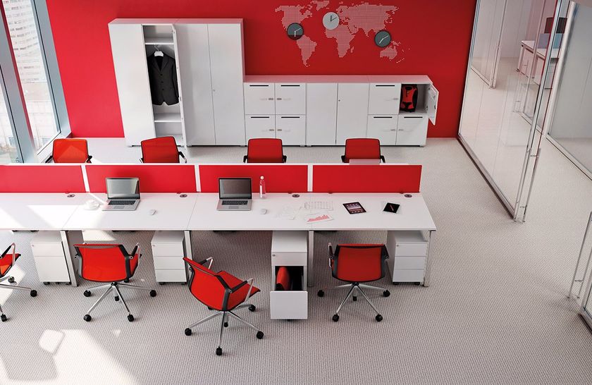 Metal office storage unit / safe-deposit box PRIMO LOCKERS By Dieffebi