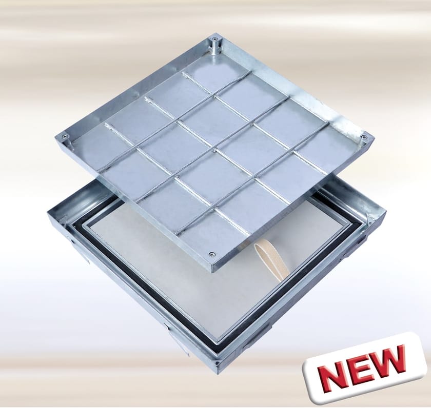 Fireproof galvanized steel inspection chamber PRO+BS ACCIAIO By FF SYSTEMS