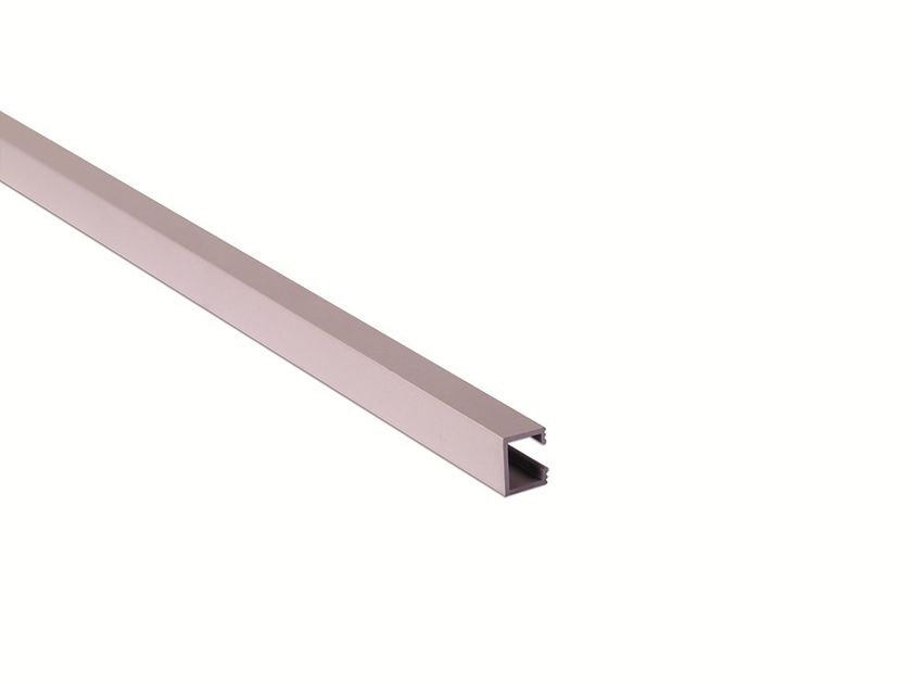 Decorative aluminium edge profile for walls PRO-TELO RECTO By BUTECH