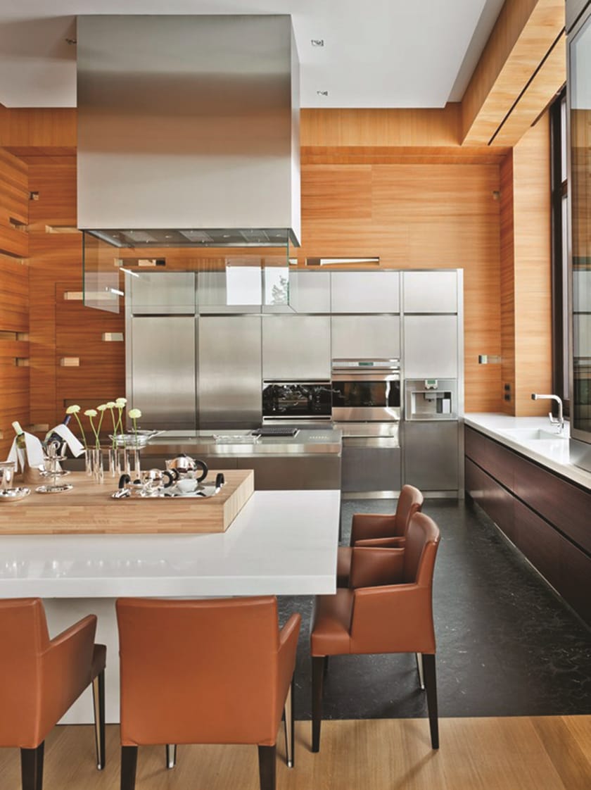 Stainless steel kitchen NPU PROGR.INX By Strato Cucine