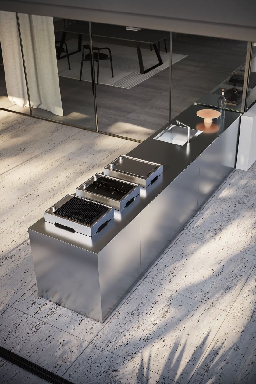 PROJECT 03 outdoor kitchen By MODULNOVA design Carlo Presotto, Andrea ...