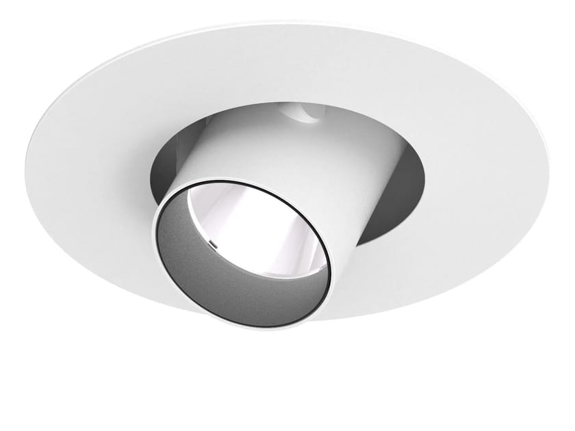 IMAGINE ROUND Adjustable semi-inset LED plate spotlight By PROLICHT