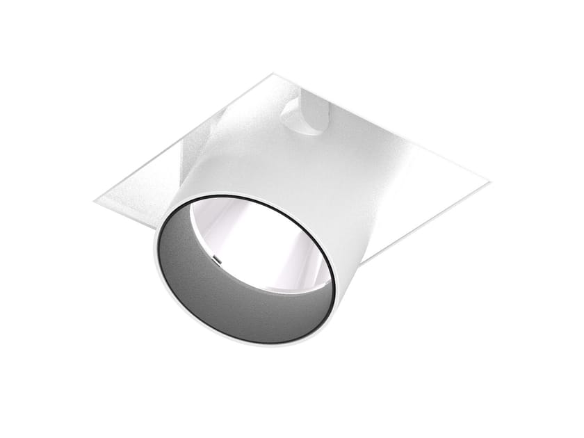 IMAGINE SQUARE Square semi-inset adjustable plate spotlight By PROLICHT