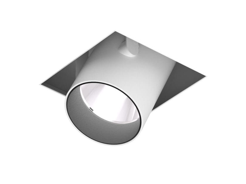 IMAGINE SQUARE Square semi-inset adjustable plate spotlight By PROLICHT