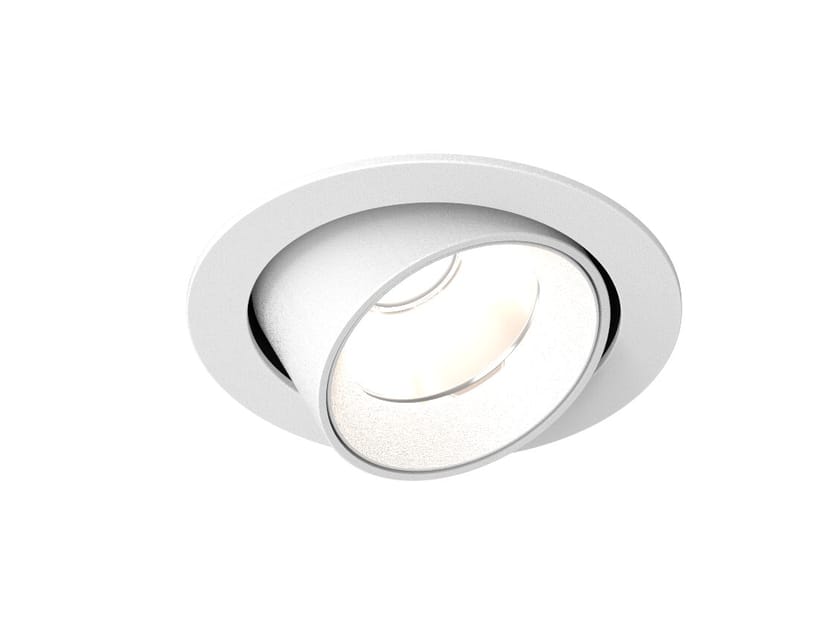 INVADER COMPACT ADJUSTABLE Spot orientable semi-encastrée LED en aluminium By PROLICHT