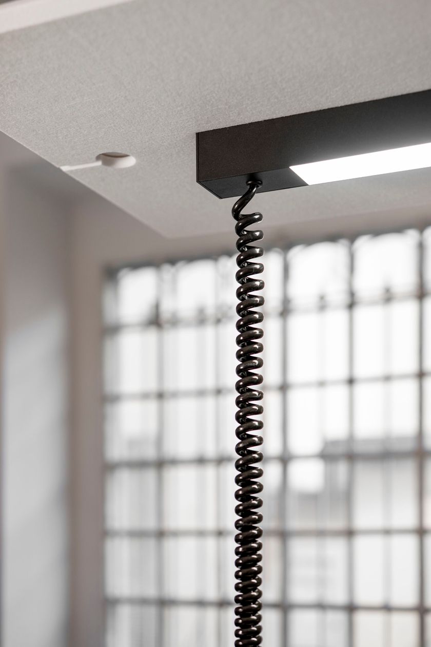 PLUQ IN Acoustic LED pendant lamp By PROLICHT