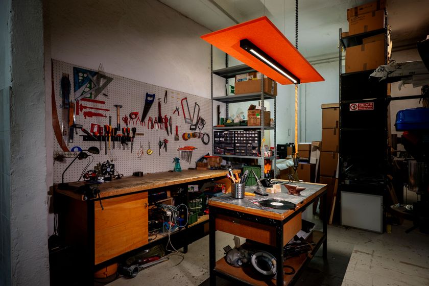 PLUQ IN Acoustic LED pendant lamp By PROLICHT