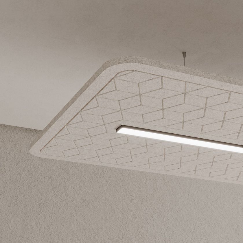 SERENII Acoustic LED pendant lamp By PROLICHT
