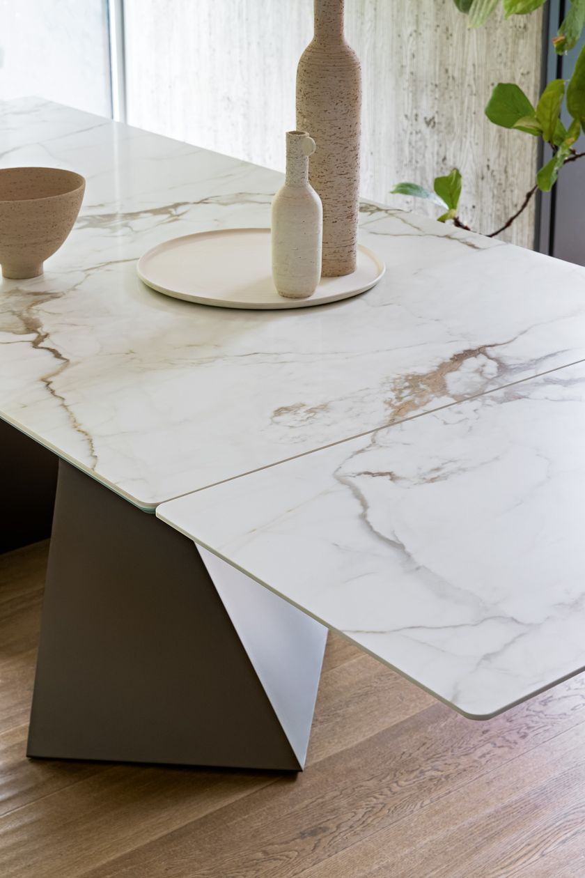 PRORA | Extending table Extending rectangular table By Bonaldo | design Mauro Lipparini