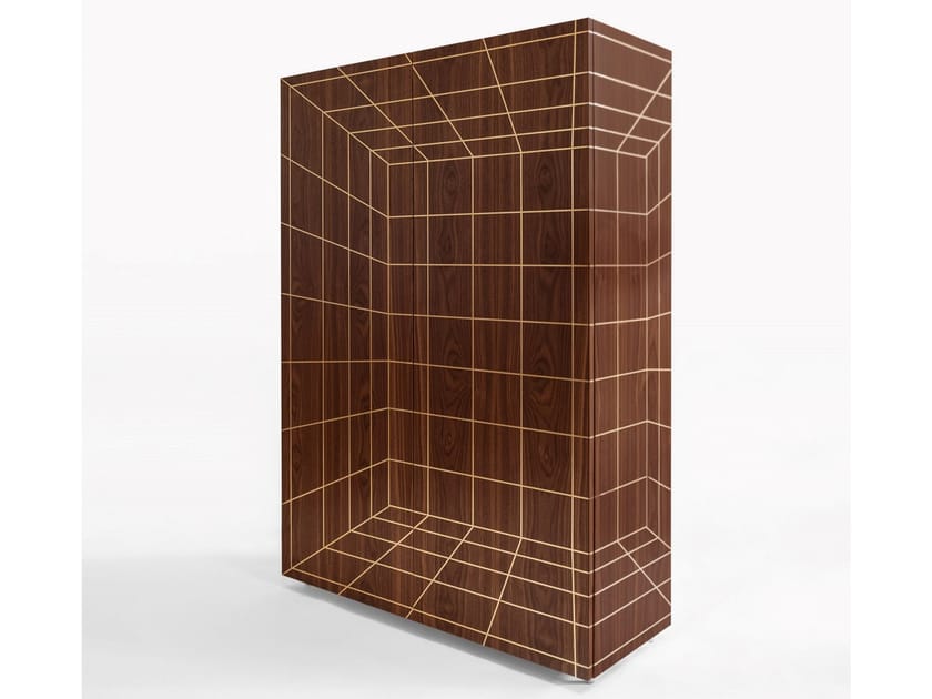 PROSPECTO Wooden highboard with doors By Medulum | design Debonademeo