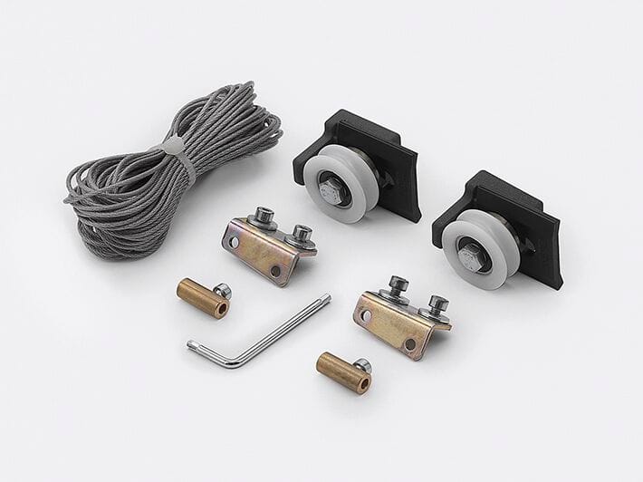 SIMULTANEOUS OPENING KIT Sliding door track By PROTEK®